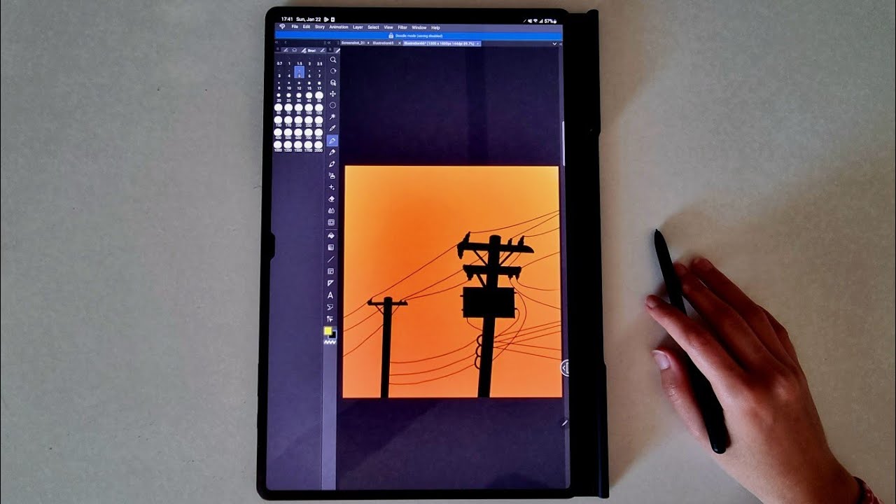 drawing with me a beautiful view / easy drawing / step by step. - YouTube