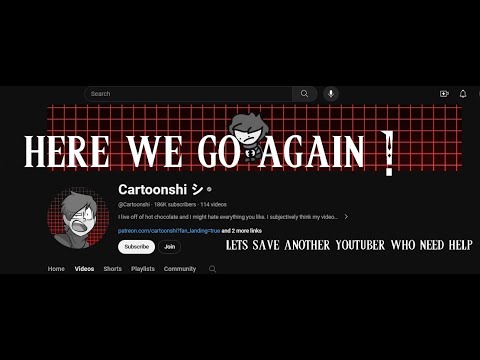 cartoonshi need our help! - YouTube