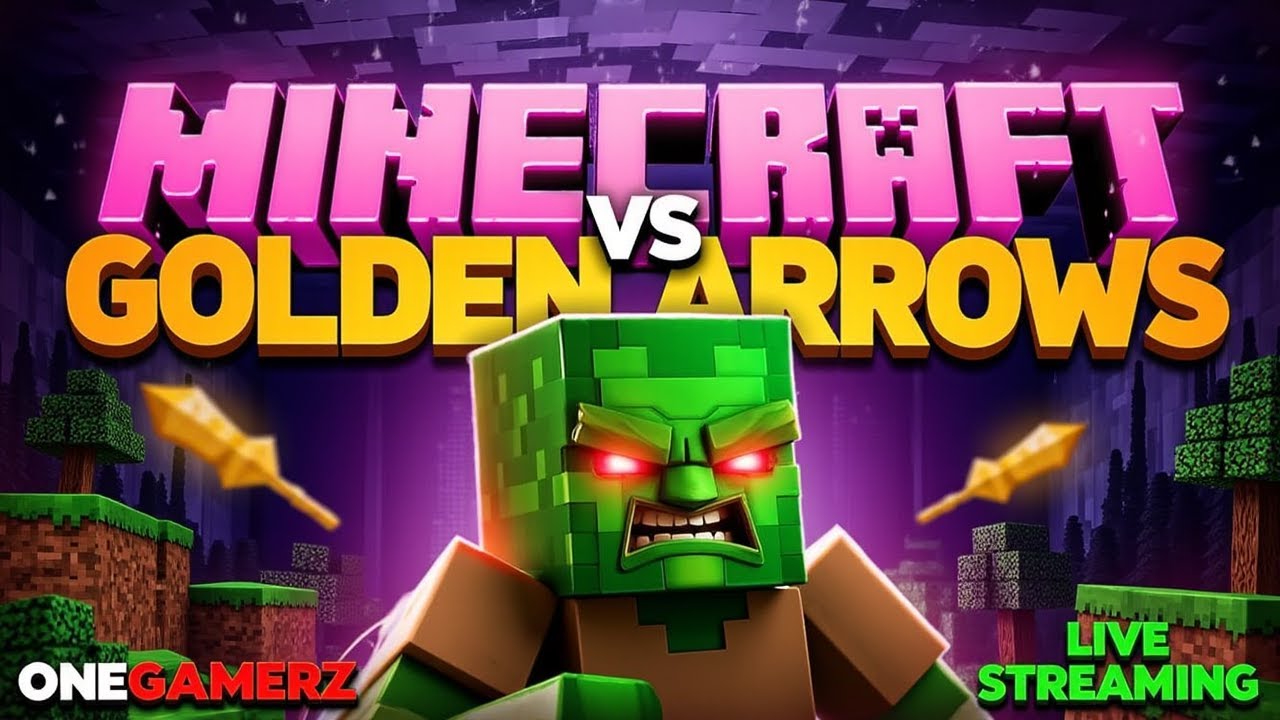 NEW ZOMBIE VS GOLDEN ARROWS #minecraft #minecraftshorts #shortslive # ...