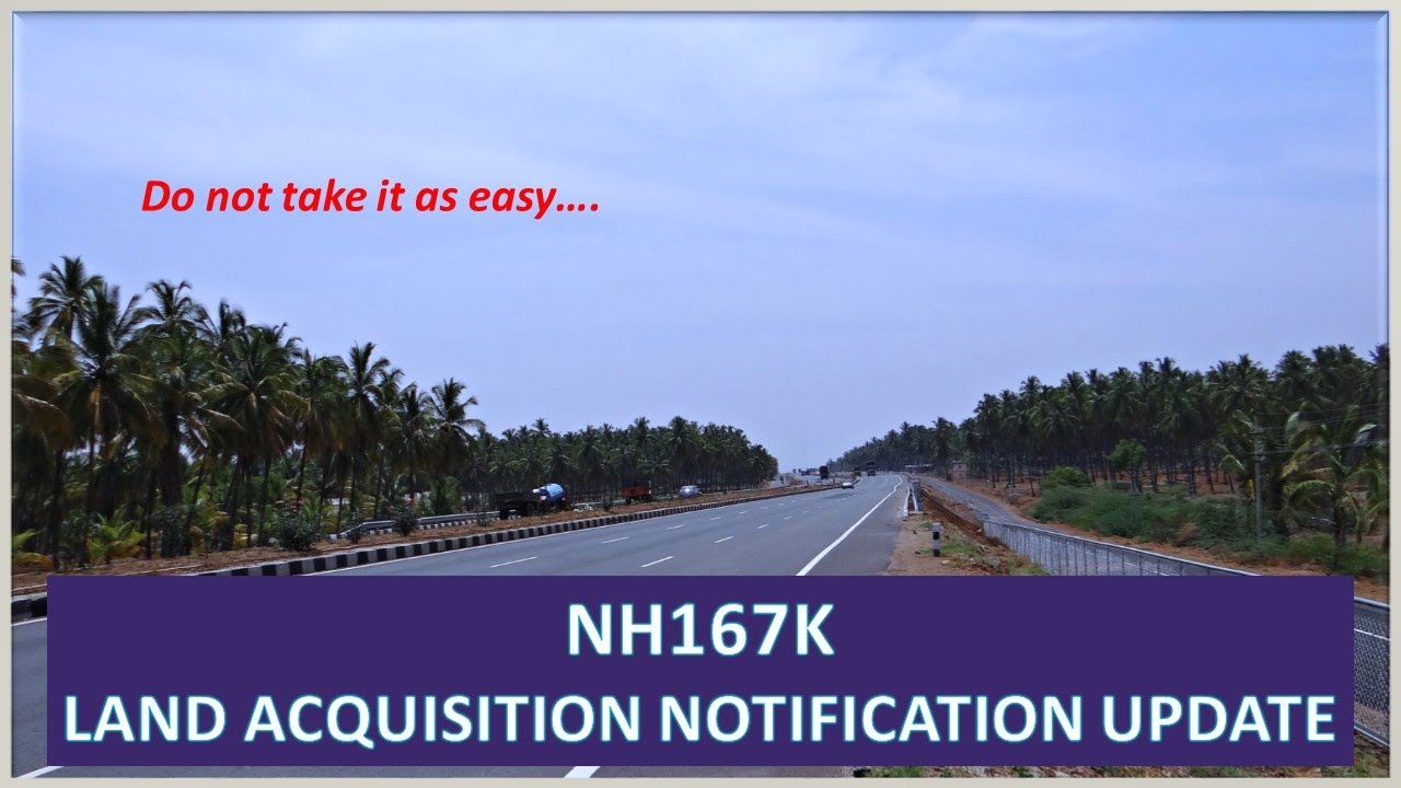 Hyderabad-Nandyala-Jammalamadugu NH 167K Land Acquisition Notification ...