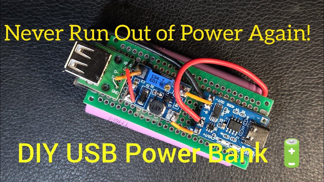 This DIY Power Bank Really Works! Simple & Powerful Build - YouTube