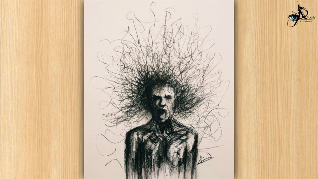 How to draw sometime we want to pop out our anger and frustration like ...