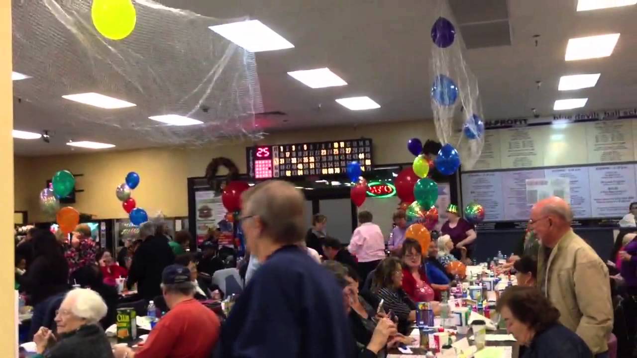 New Year Celebration at Blue Devil's Bingo in Concord Ca - YouTube