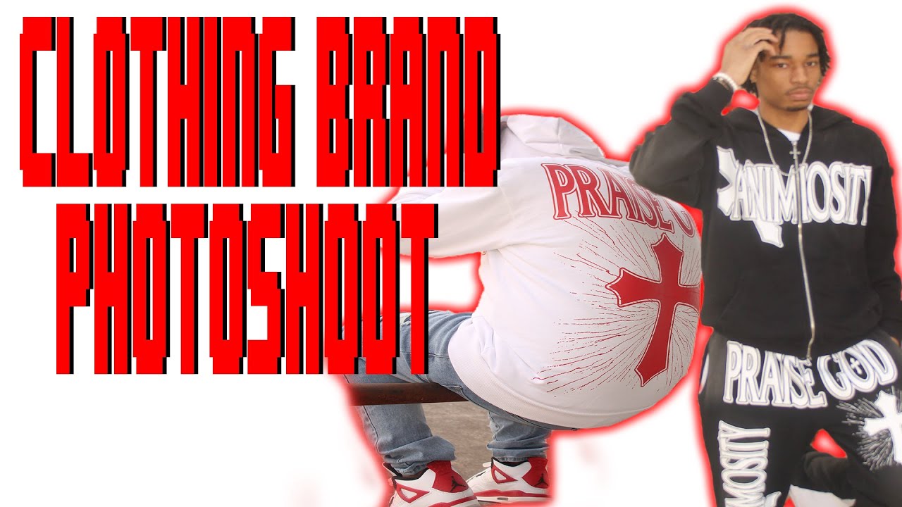 First Clothing Brand Photoshoot - YouTube