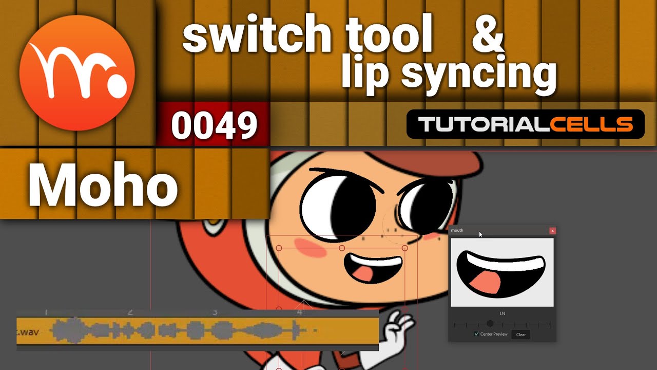 0049. lip syncing. Audio recording, switch tool in moho - YouTube