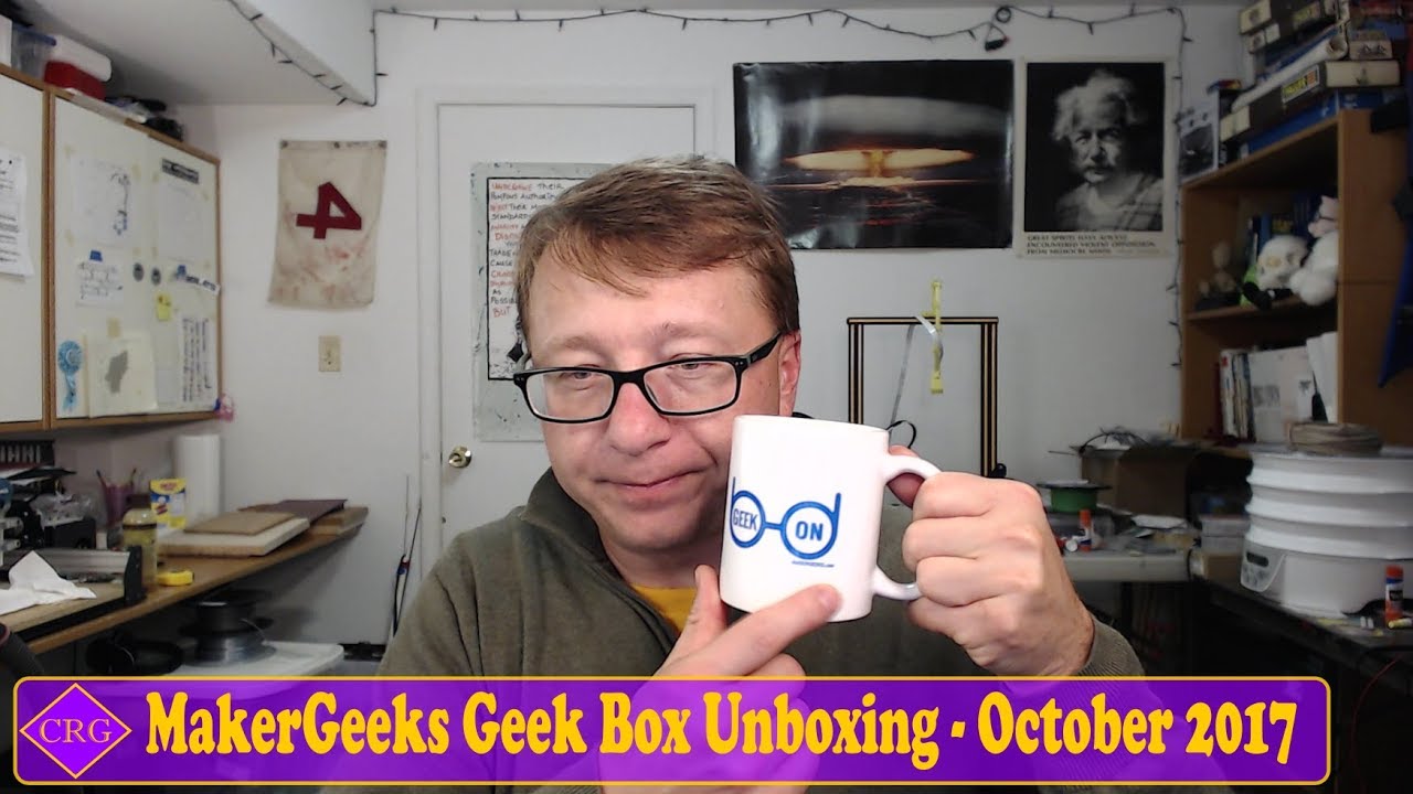 Maker Geeks #3DGeekbox Unboxing - October 2017 - YouTube