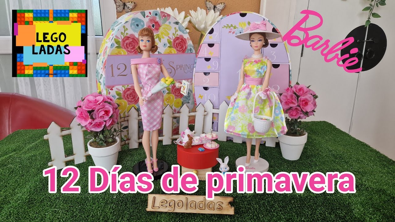 Barbie 12 days of Spring. Unboxing y review. 🌼🌷🌹 - YouTube