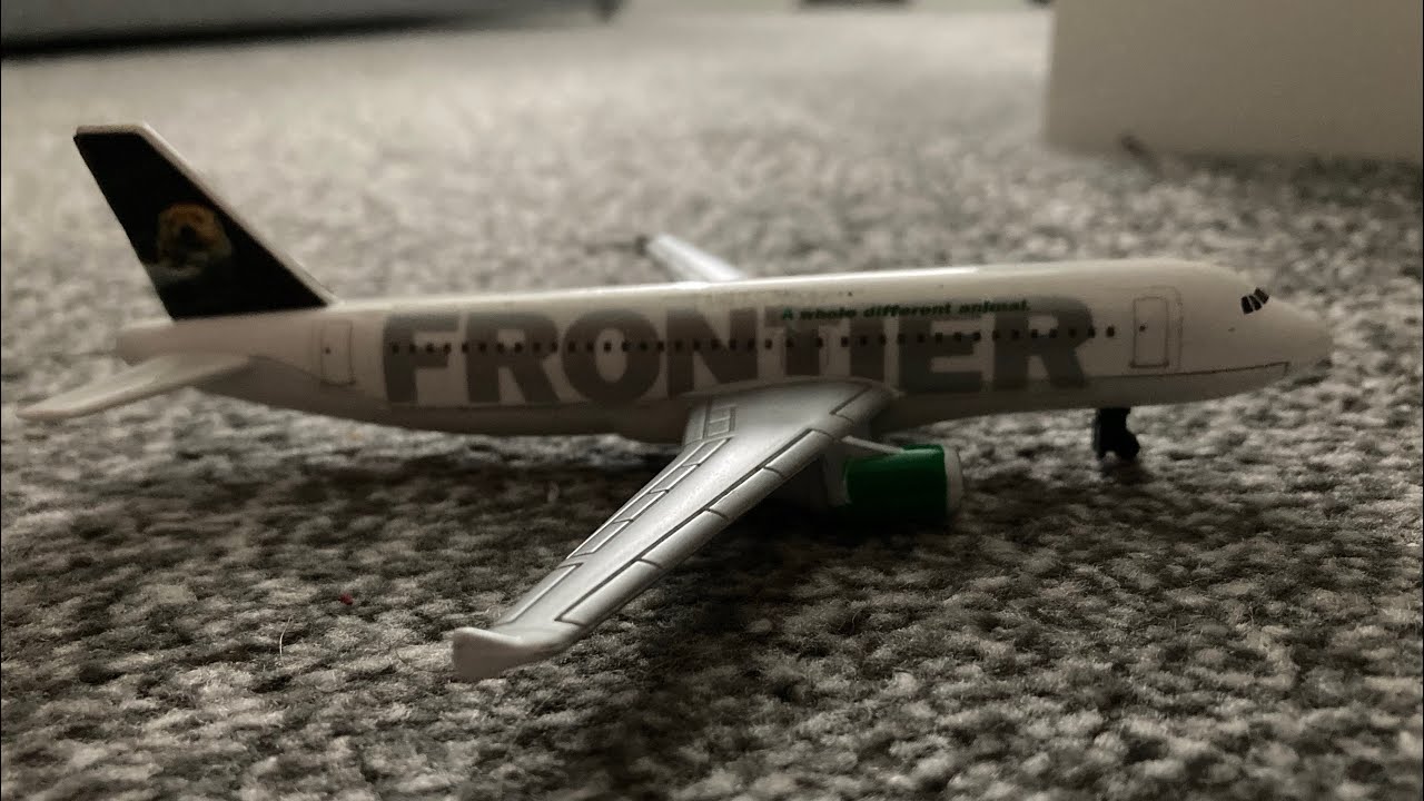 (RARE) daron frontier a320 old livery unboxing - YouTube