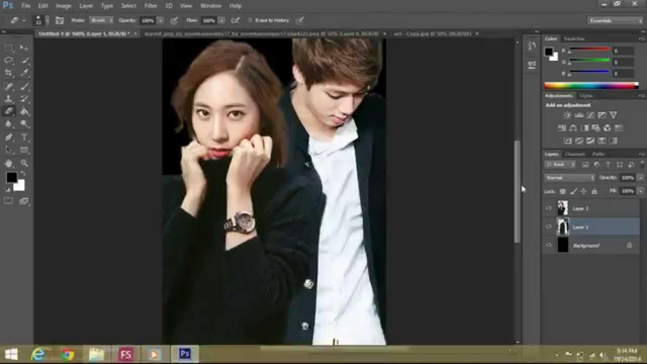 How To Make Fanfiction Cover Simple Dark - YouTube