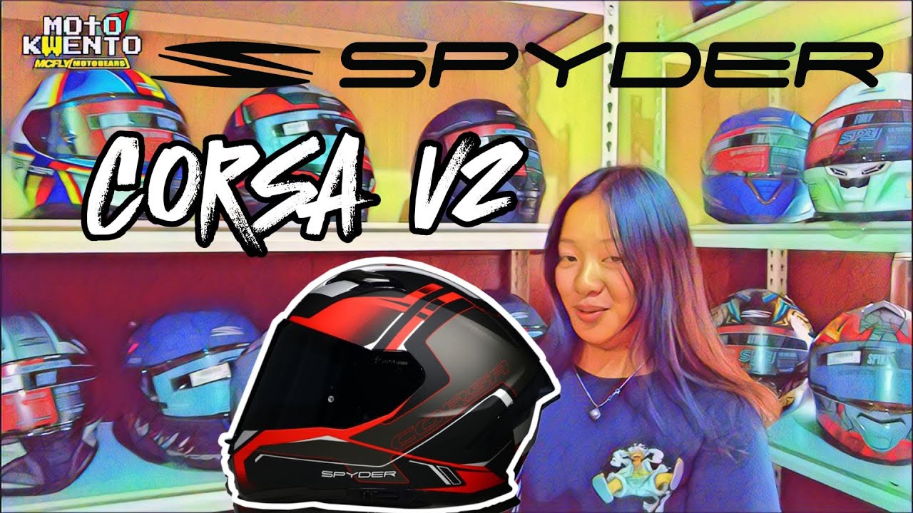 Spyder Corsa Version 2 Helmet | Review | Mcflymotogears - YouTube