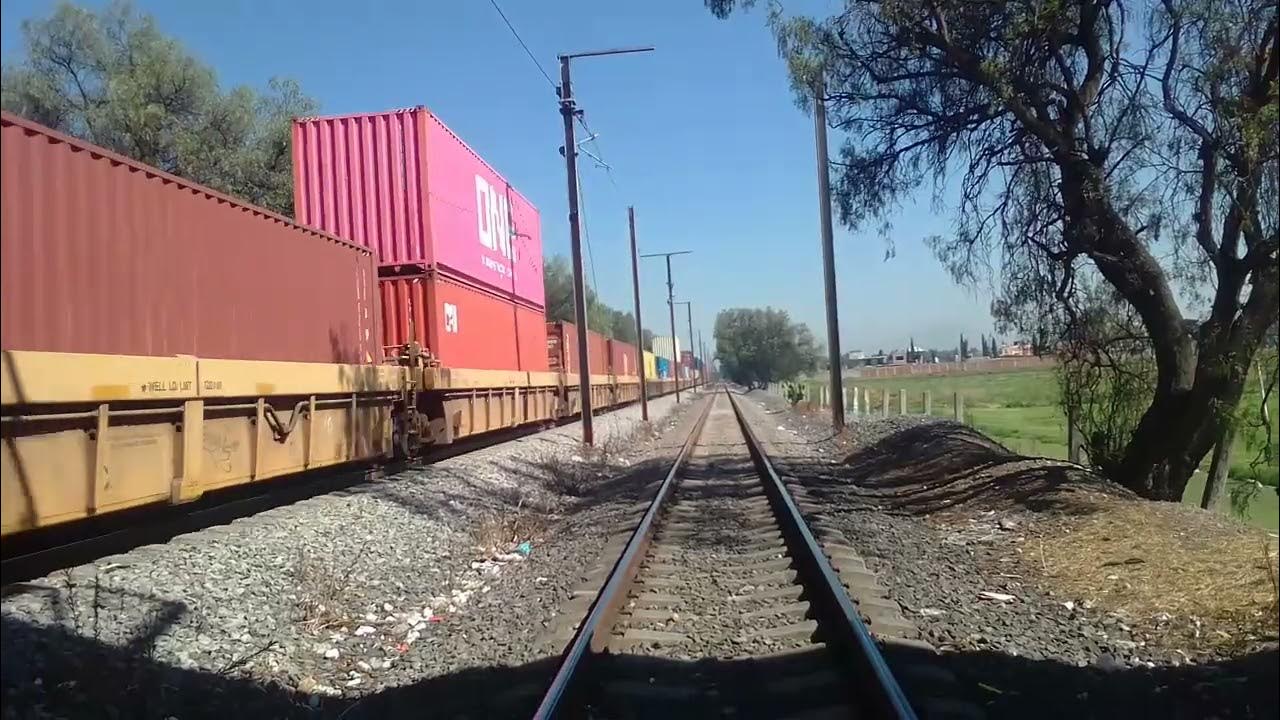 FXE 4650 4550 INTERMODAL MANZANILLO MÉXICO AL SUR - YouTube