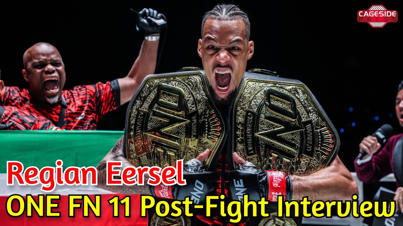 Regian Eersel Post-Fight Interview | ONE Fight Night 11 - YouTube