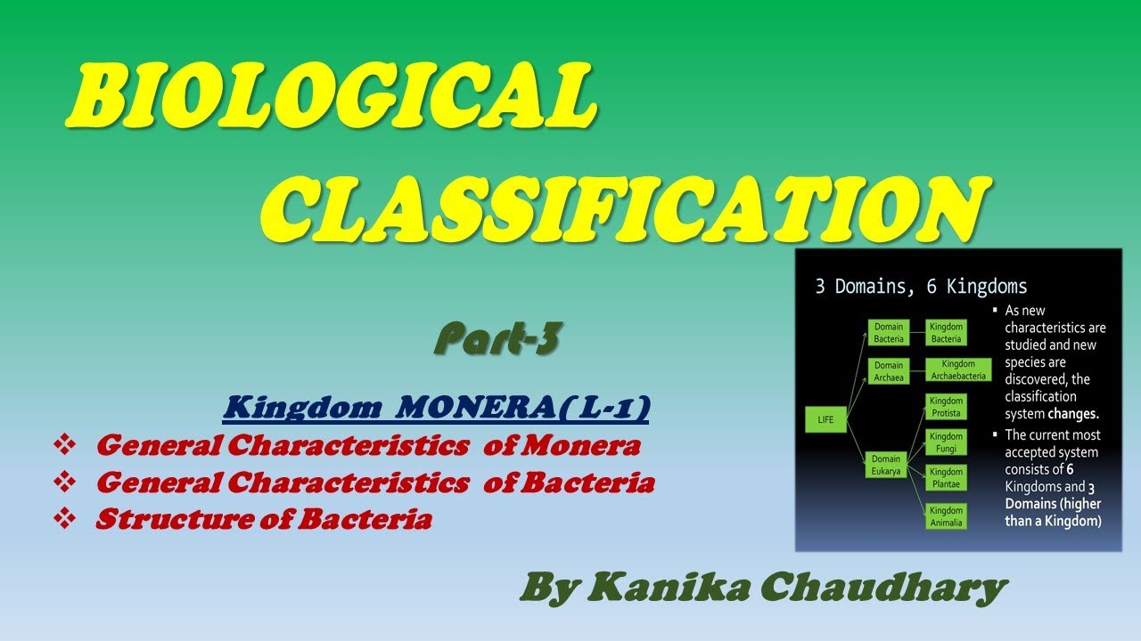 Biological Classification | Part-3(L-1)| For Classes- 8,9,10 &11 NEET ...