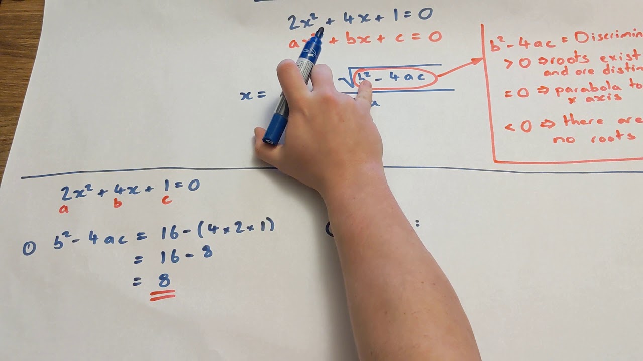 N5 Maths - The Quadratic Formula - YouTube