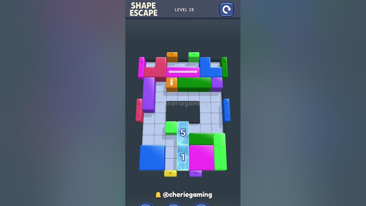 Shape Escape Level 28 Solution Walkthrough - YouTube