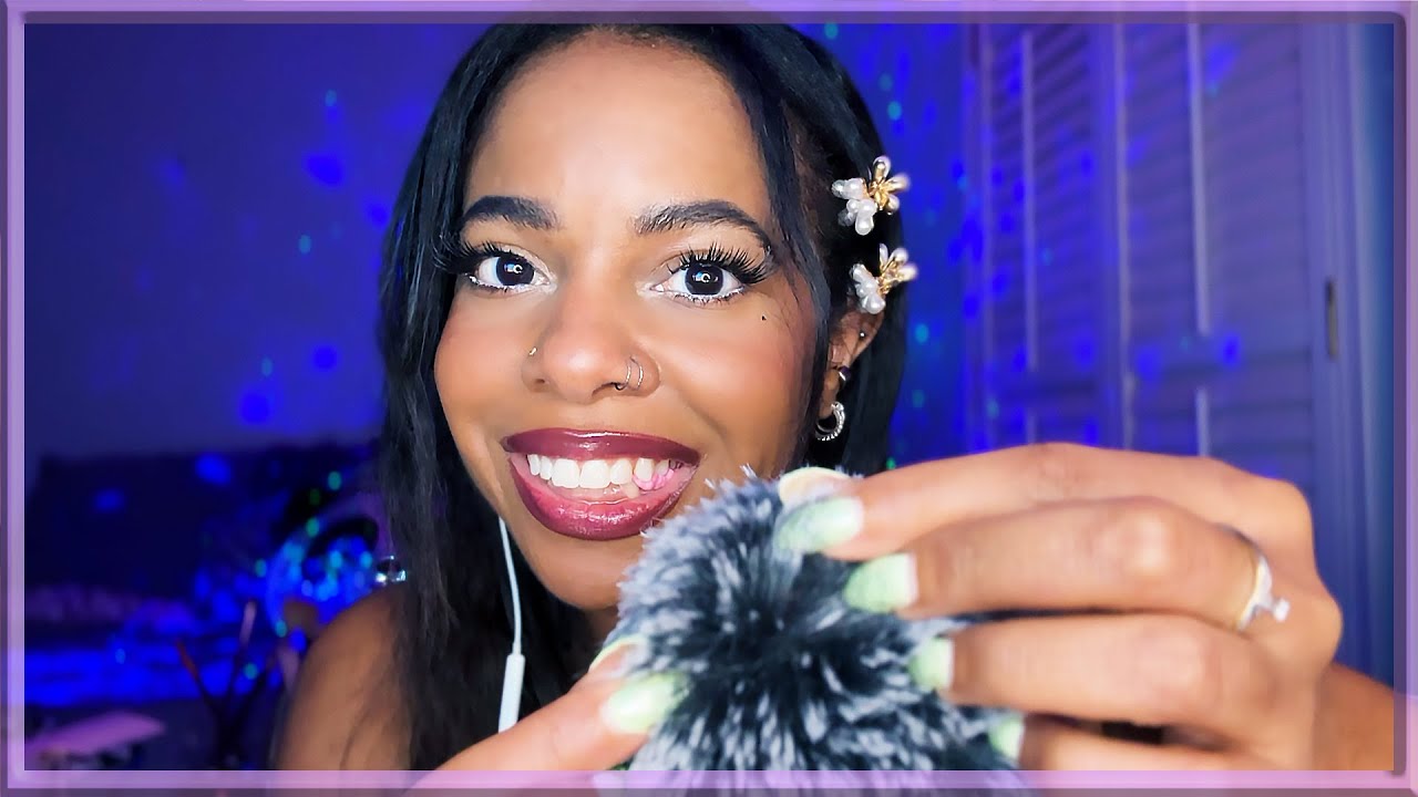 ASMR FAST & TINGLY BUG SEARCHING 🐞 Gum Chewing, Inaudible Whispers ...