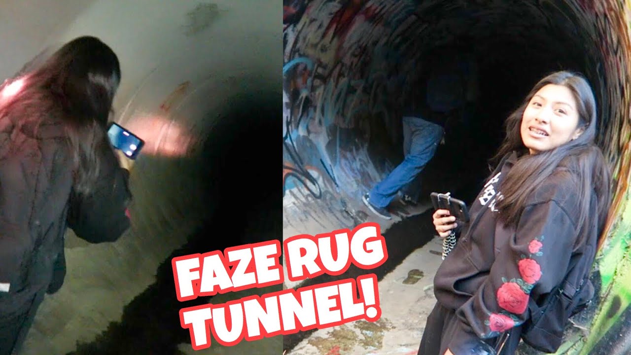EXPLORING THE HAUNTED FAZE RUG TUNNEL! - YouTube