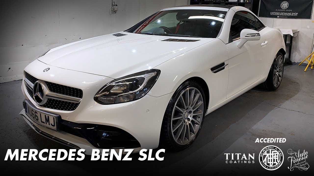 MERCEDES BENZ SLC PYRAMID CAR CARE CERAMIC COATING PRO - YouTube