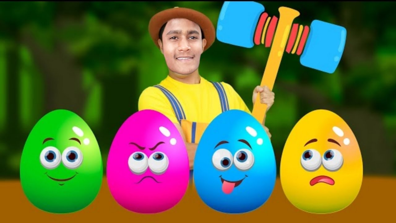 aggs colour counting kids fun and entertainment video. #kidsvideo - YouTube