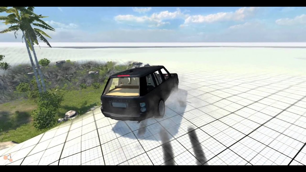 beamng drive - land rover range rover - YouTube