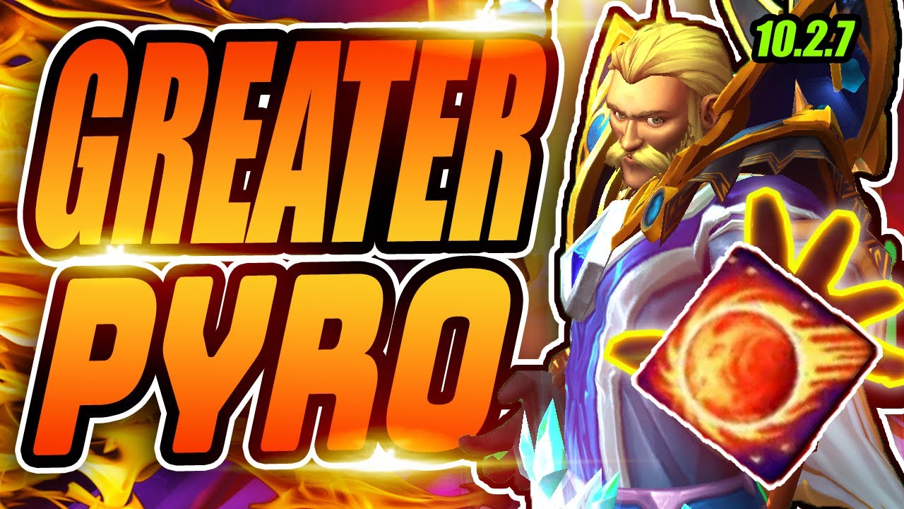 Greater Pyroblast SPAM Fire Mage | Wow 10.2.7 Dragonflight | World of ...