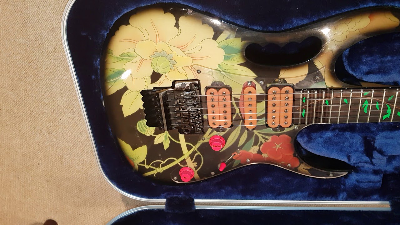 1989 Ibanez jem floral - YouTube
