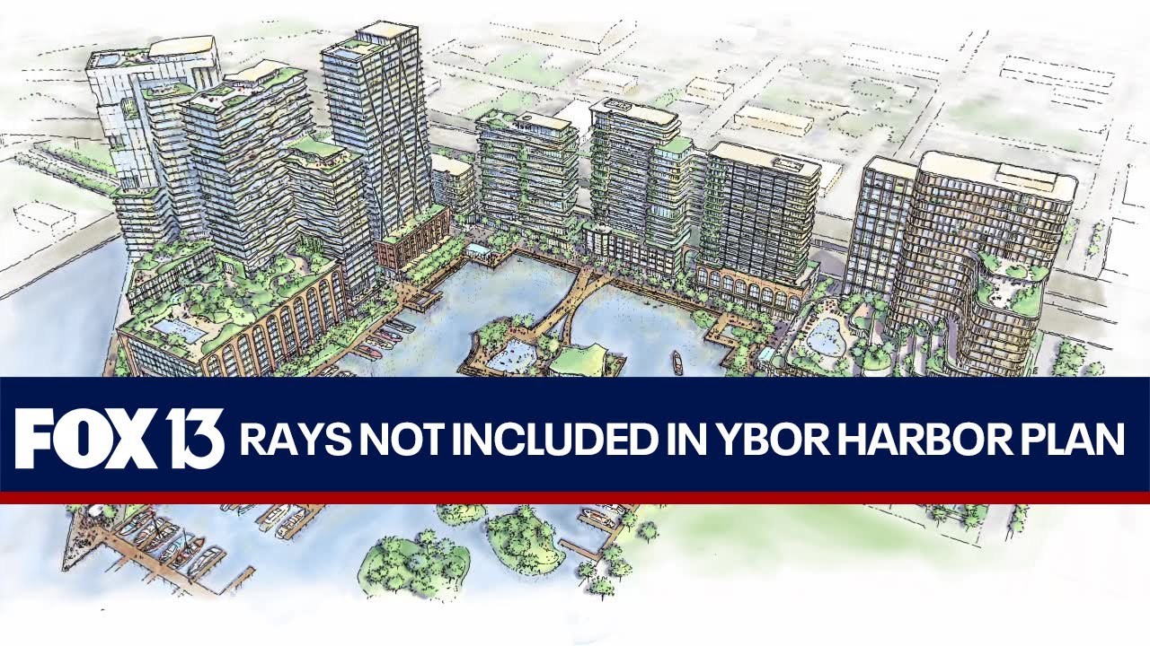 No Rays stadium in Ybor Harbor development plans - YouTube