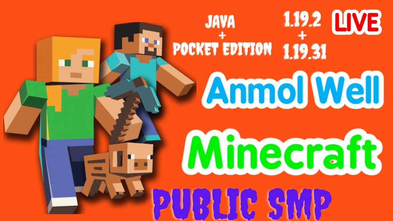 Minecraft Survival Mini-games Creative Live PUBLICSMP - YouTube