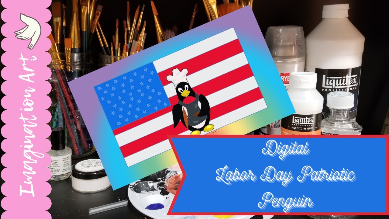 Labor Day Patriotic Penguin - YouTube