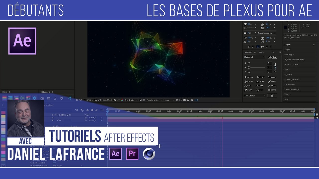 Les bases de plexus pour After effects - Tutoriels After effects en ...