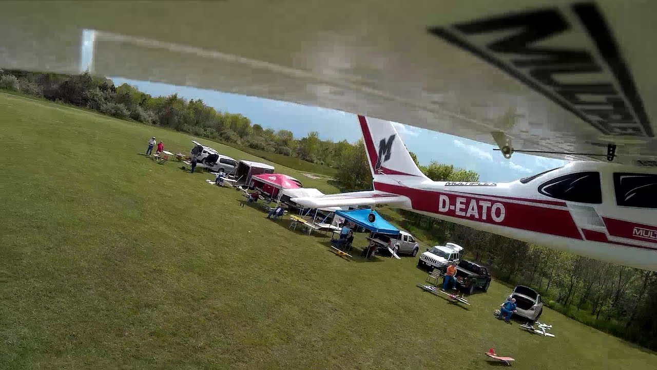 Multiplex Mentor First Test Flight 3 Camera View Wonderful Flying Plane ...