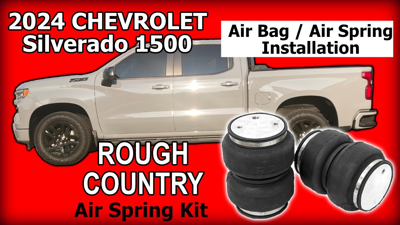 2024 Chevrolet Silverado 1500 Rough Country Air Spring kit-Air bag ...