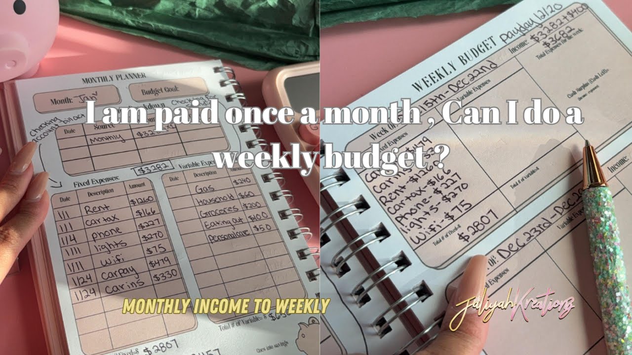 How to budget with monthly income less than expenses - YouTube