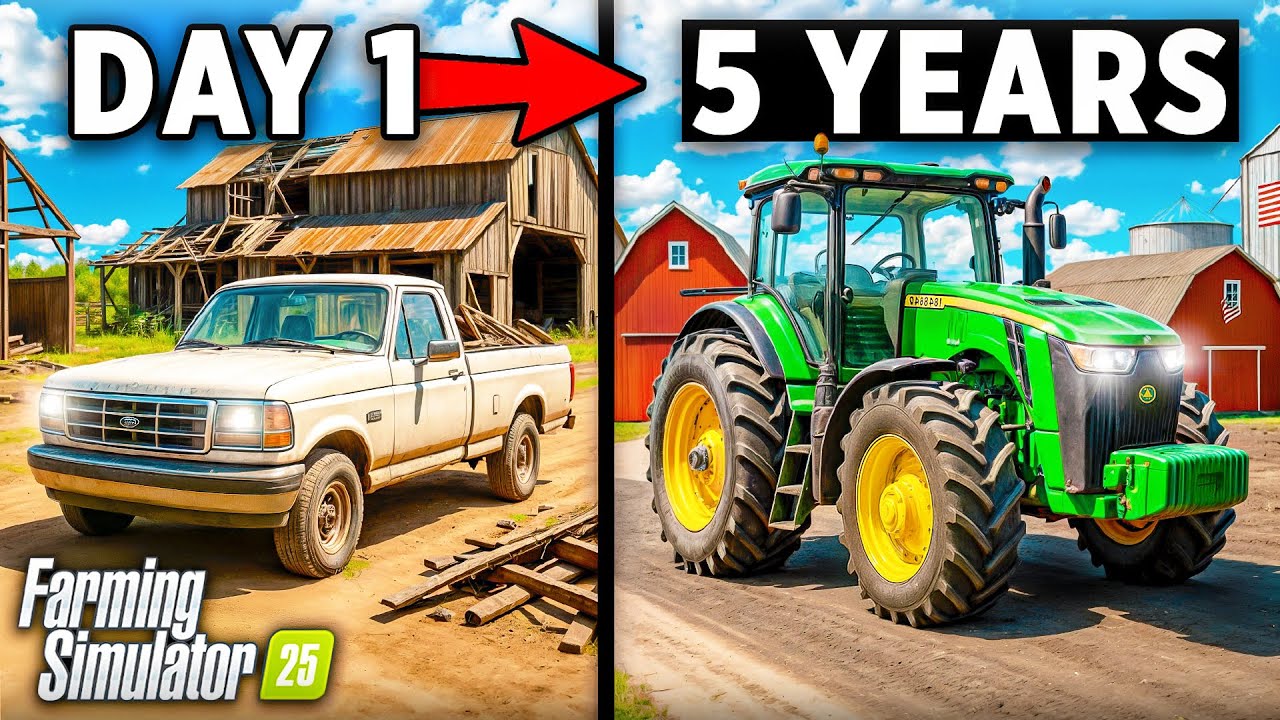 I spent 1825 DAY rebuilding my family farm! Here's What Happened ...
