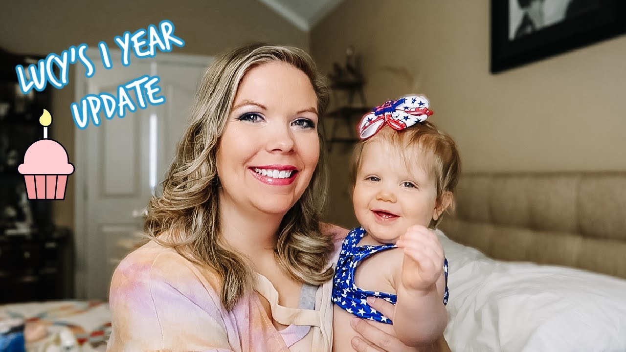LUCY'S 1 YEAR BABY UPDATE!!! | First Steps & Breastfeeding - YouTube