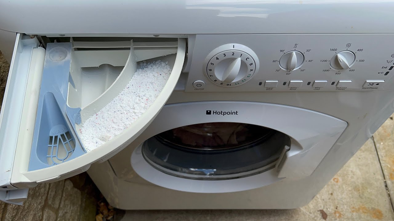 Hotpoint WML540 | Cotton 90c full cycle - YouTube