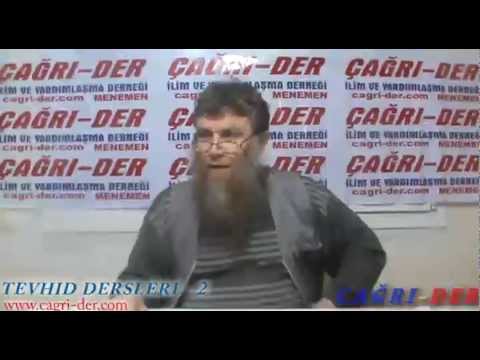 Talha Bekret hoca Tevhid 2,menemen.cagri-der.deki dersleri devam ediyor