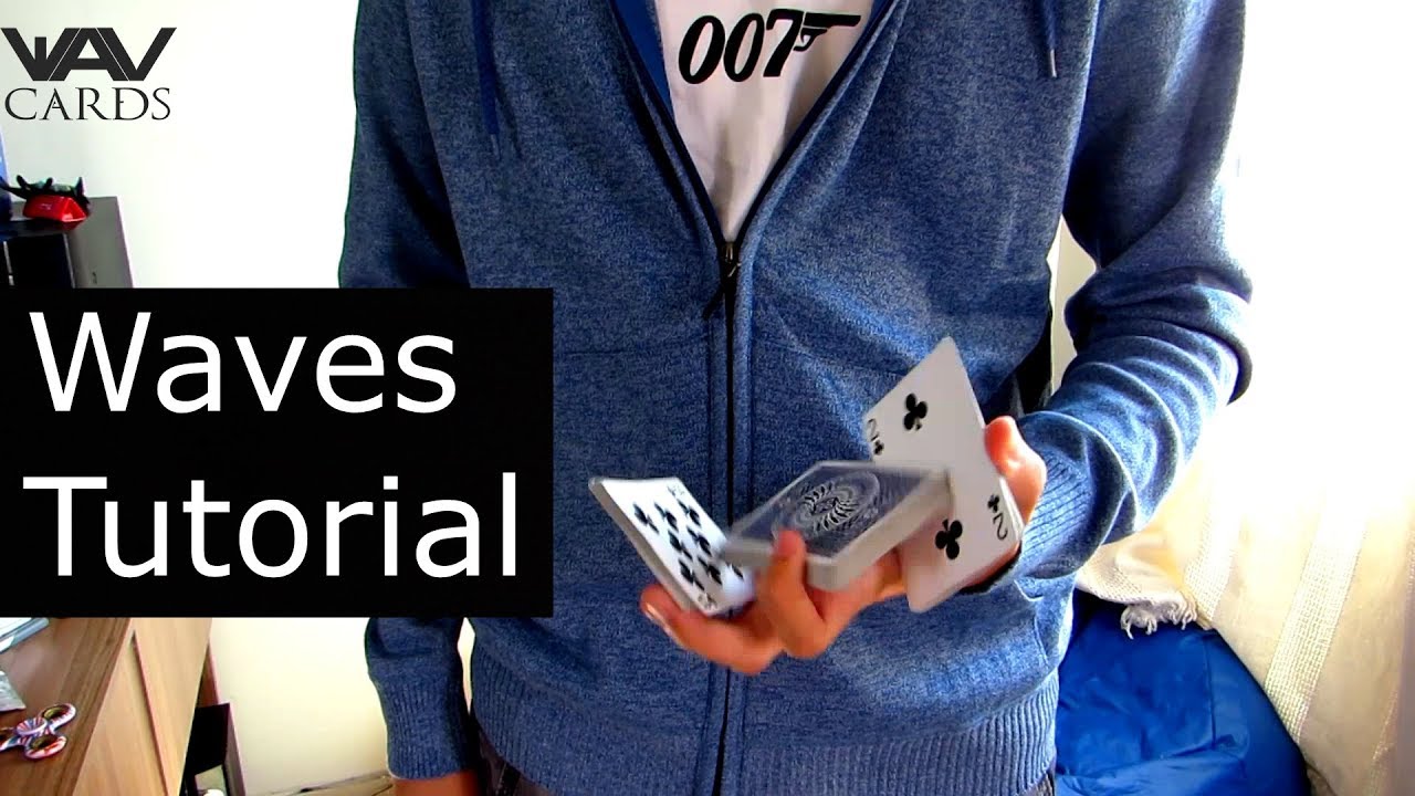 Waves - Tutorial \ Cardistry: One handed cut #56 - YouTube