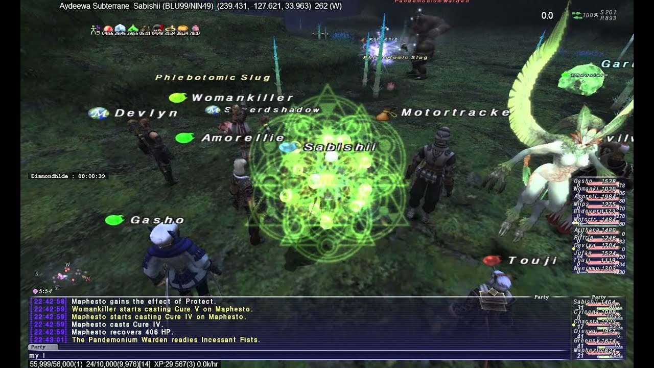 FFXI - Pandemonium Warden (lvl 99) - YouTube