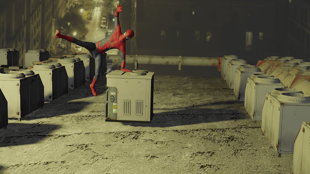 Spiderman Jumping Animation in Blender 3D - YouTube