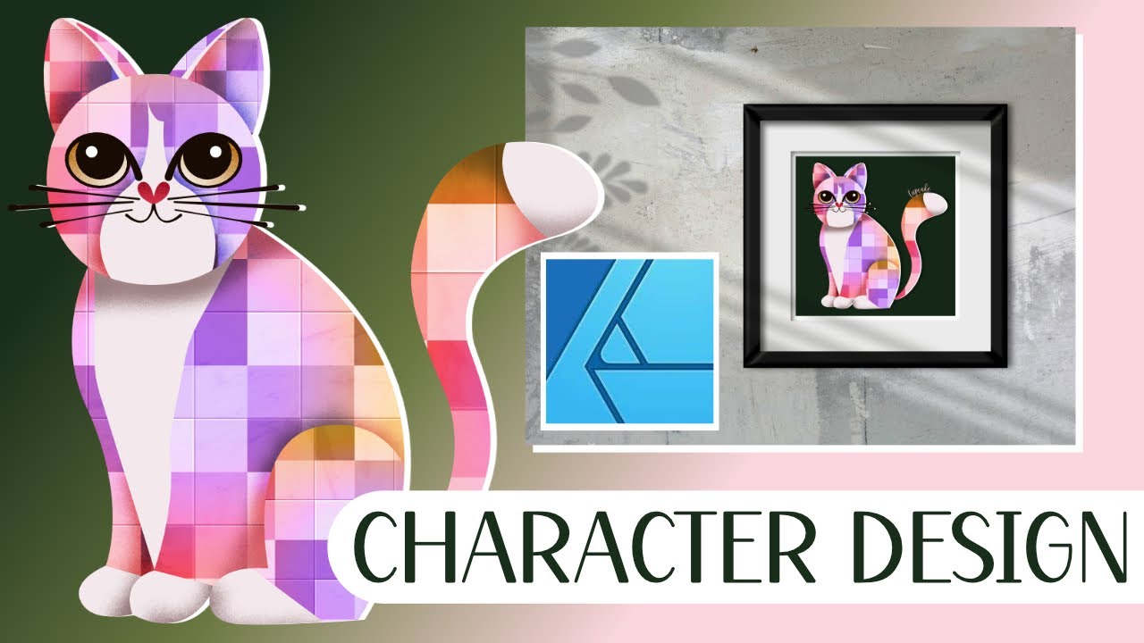 How to illustrate a character design in Affinity Designer version 2 ...