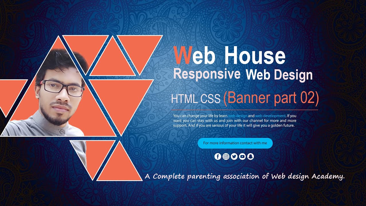 Responsive Web Design ( Make Banner part 02) - YouTube