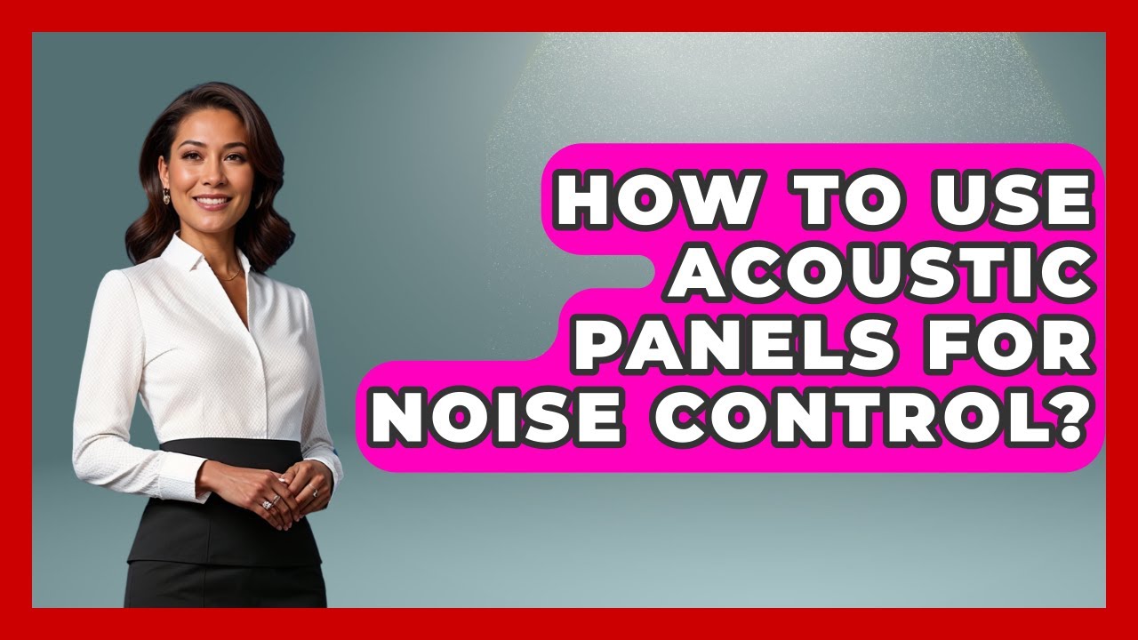 How To Use Acoustic Panels For Noise Control? - NextGen Viewing and Audio - YouTube