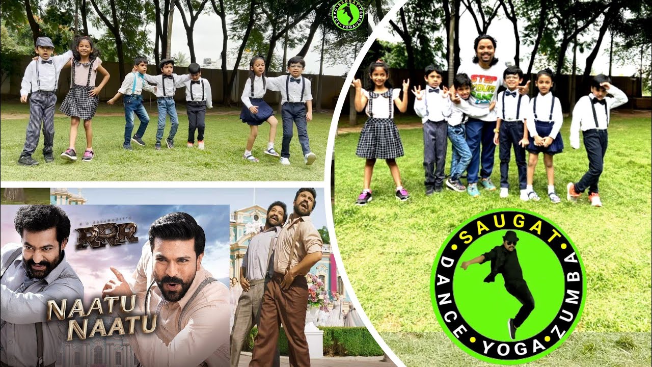 Naatu Naatu Song (Telugu)| RRR Songs | Kids dance video | NTR,Ram ...