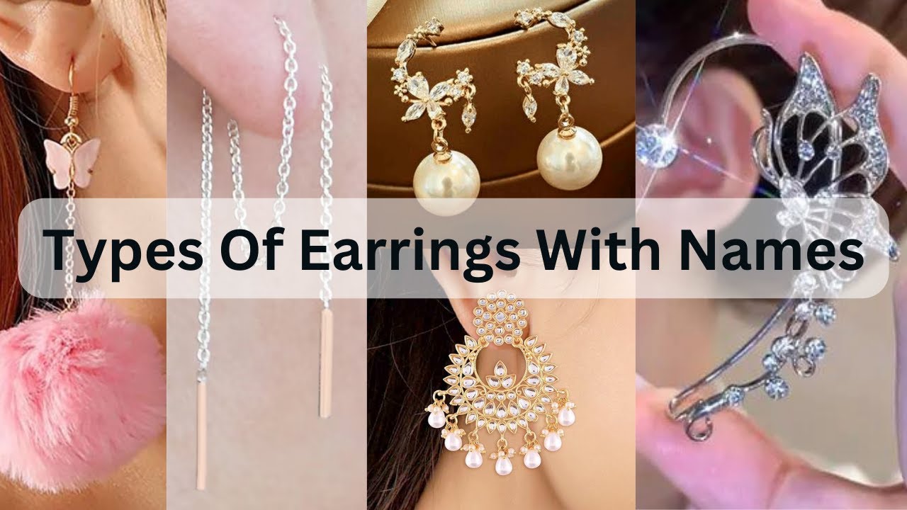 Types of earrings with name/Earrings names/Earrings designs gold ...