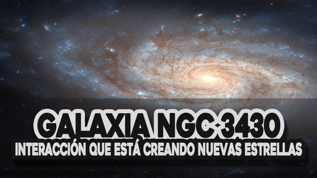 El nacimiento de estrellas en NGC 3430 - YouTube