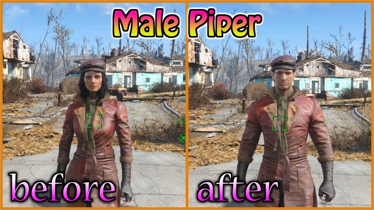 [PS4版fallout4]フォールアウト4 Mod Male Piper - YouTube