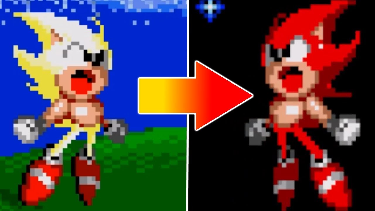 Red Hot Super Sonic | Sonic hacks gameplay - YouTube