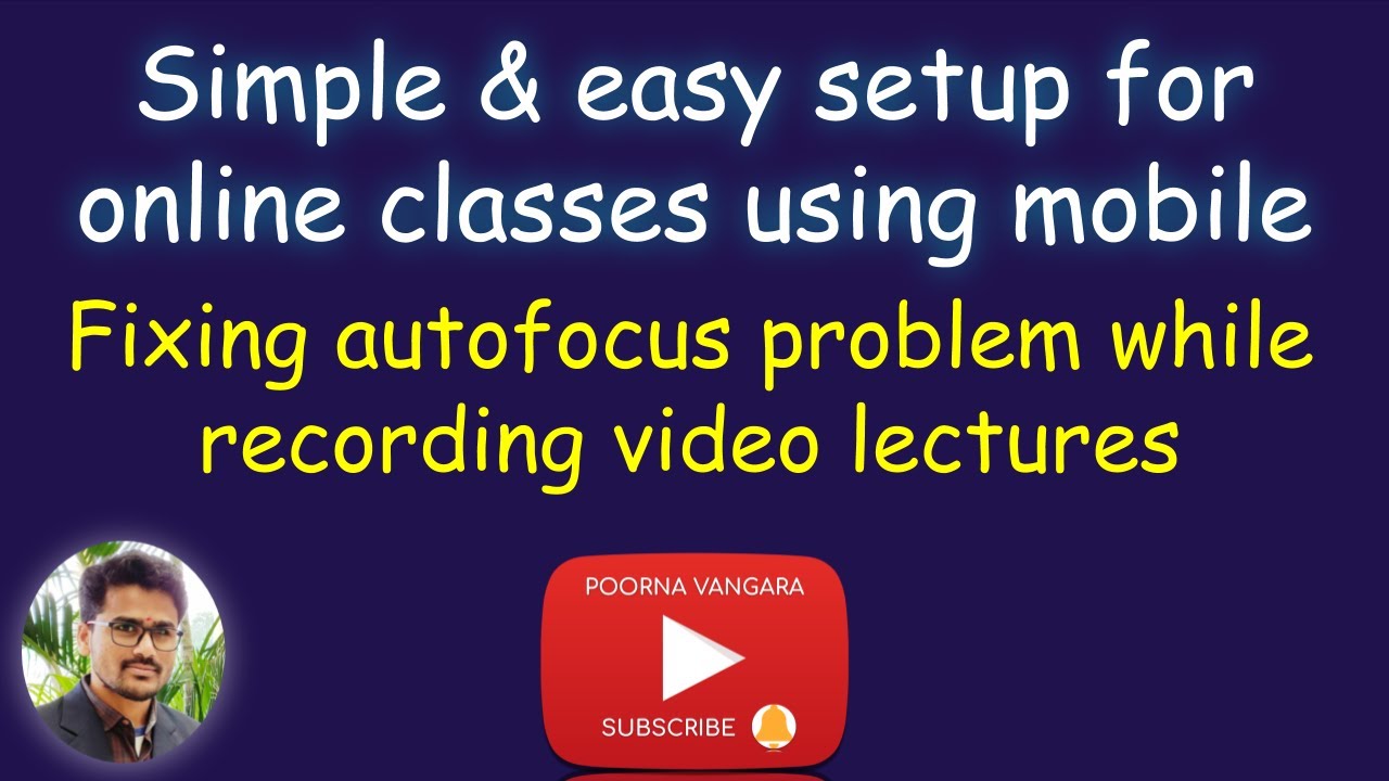How to record video lectures using mobile | Simple and easy setup for ...