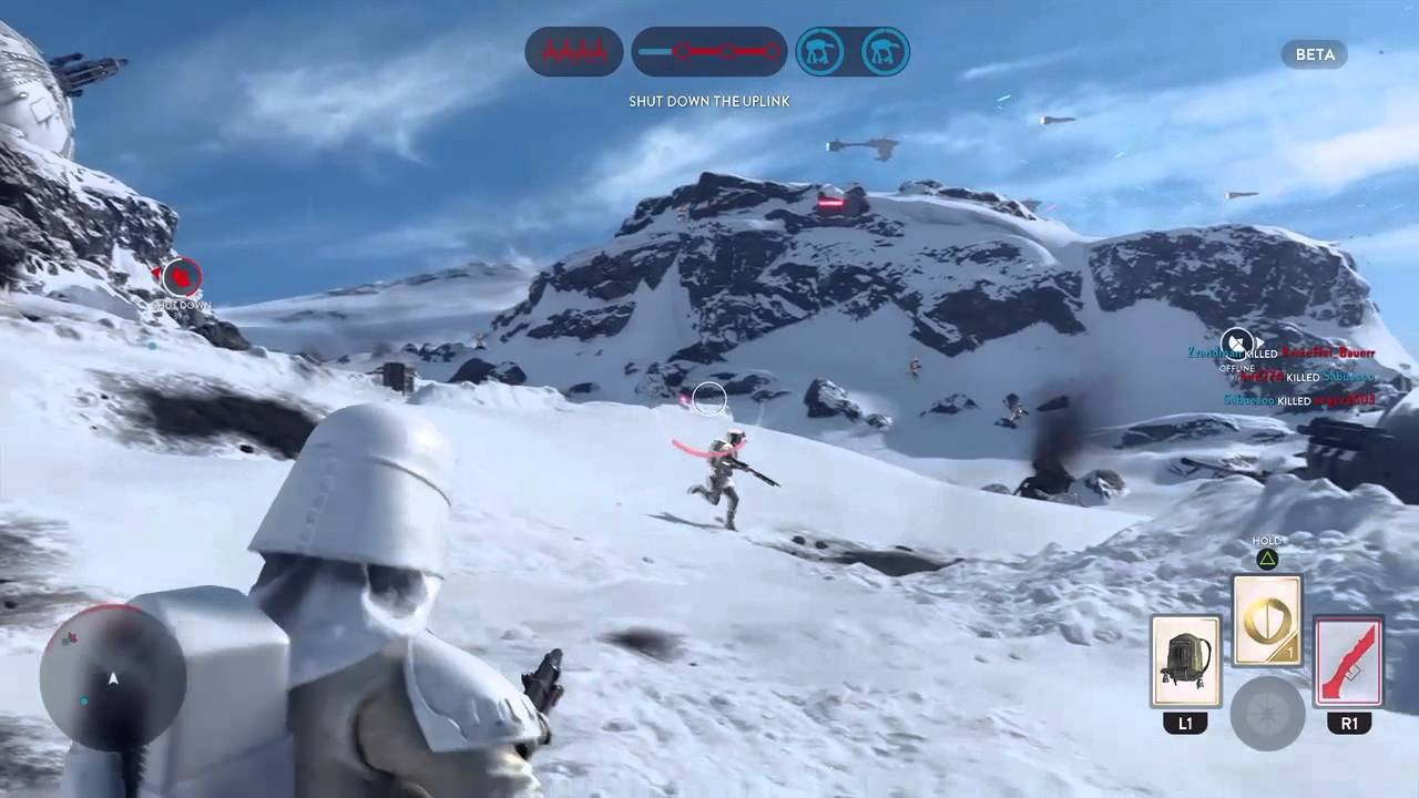 Star wars Battlefront : Walker Assault gameplay - YouTube